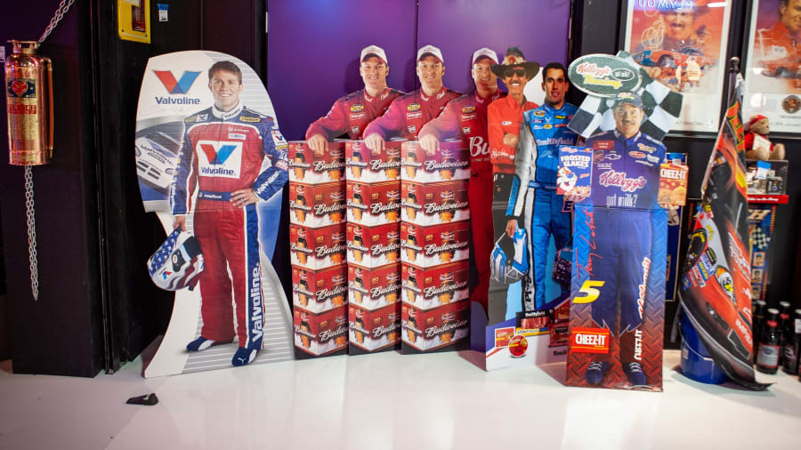 NASCAR Cardboard Cutouts - Lot Of 7 at The Eddie Vannoy Collection 2020 ...