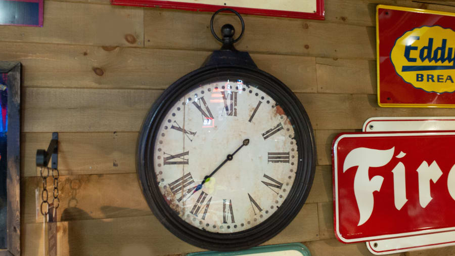 Large Pocket Watch Wall Clock 27x36x4 at The Eddie Vannoy Collection ...