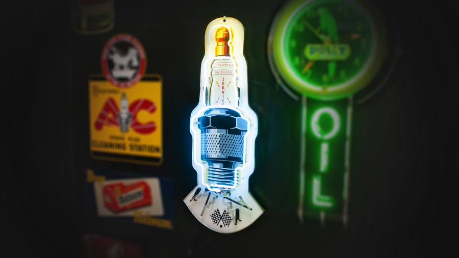 Champion Spark Plug Neon Sign for Sale at Auction - Mecum Auctions