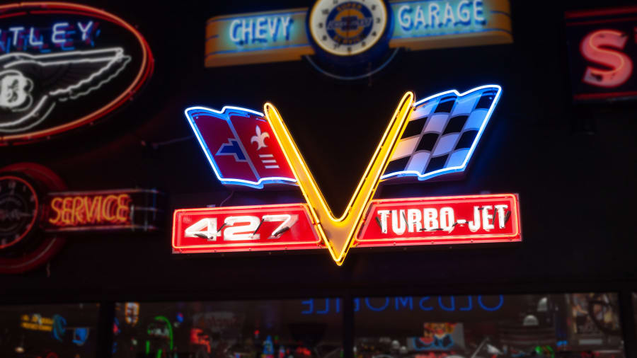 427 Turbo Jet Die-Cut Neon Sign at The Eddie Vannoy Collection 2020 as ...