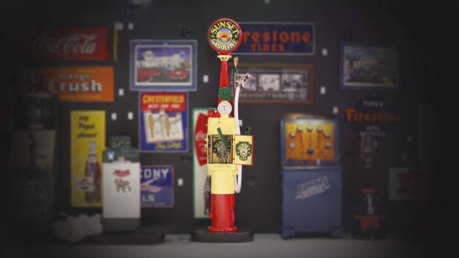 1918 Rapidayton Gas Pump 22x88x22 Inches at The Eddie Vannoy Collection ...