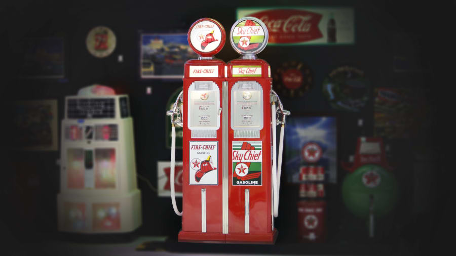 Tokheim Model 36b-Twin Texaco Gas Pump 52x76x20 Inches at The Eddie ...