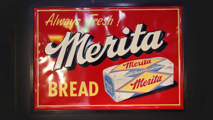 Merita Bread Tin Sign for Sale at Auction - Mecum Auctions