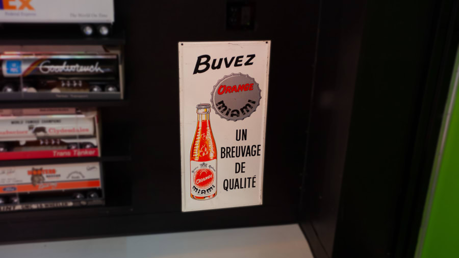 Buvez Orange Miami Tin Sign at The Eddie Vannoy Collection 2020 as G455 ...