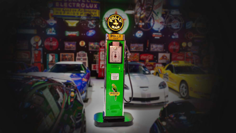 Gilbarco Clock Face Gas Pump at The Eddie Vannoy Collection 2020 as ...