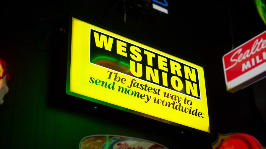 Western Union Plastic Light-Up Sign for Sale at Auction - Mecum Auctions