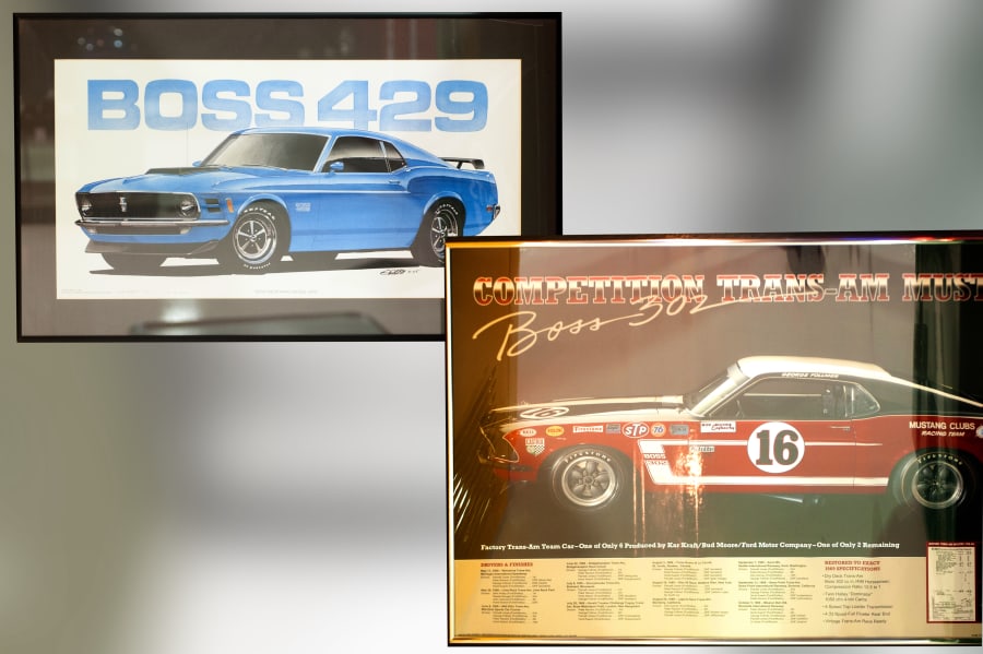 1970 Boss 429 And 1969 Boss 302 Trans Am Mustang Posters- Lot Of 2 for ...