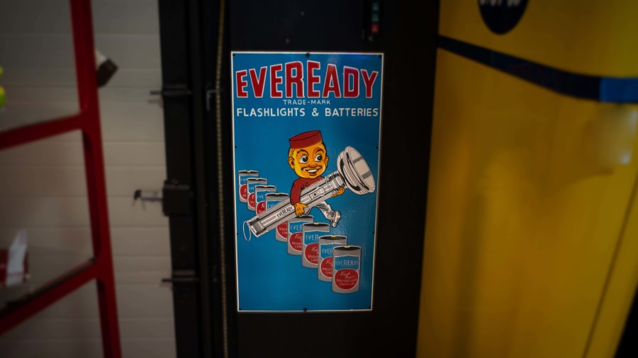 Eveready Single-Sided Porcelain at The Eddie Vannoy Collection 2020 as ...