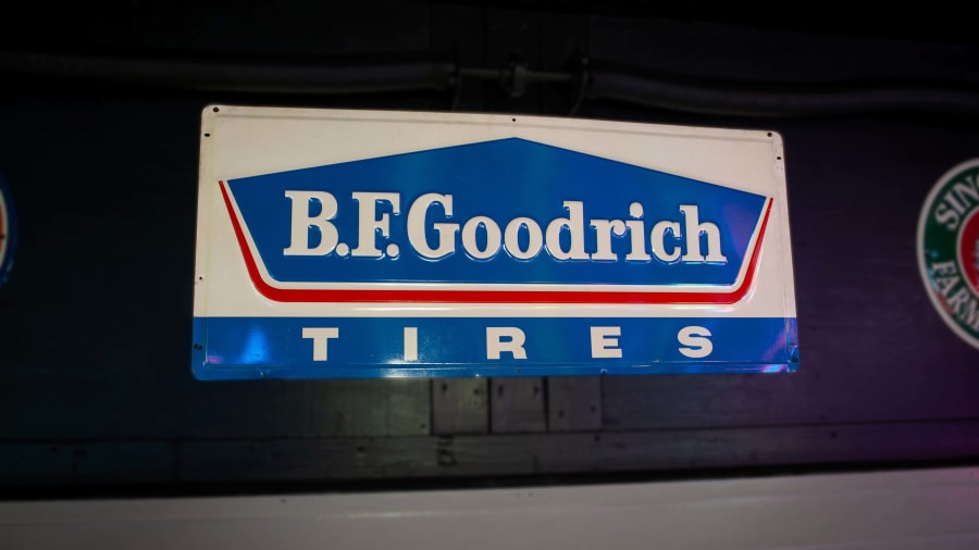 BF Goodrich Tin Sign at The Eddie Vannoy Collection 2020 as K79 - Mecum ...