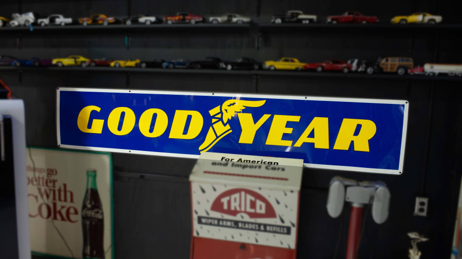 Goodyear Tin Sign at The Eddie Vannoy Collection 2020 as K83 - Mecum ...