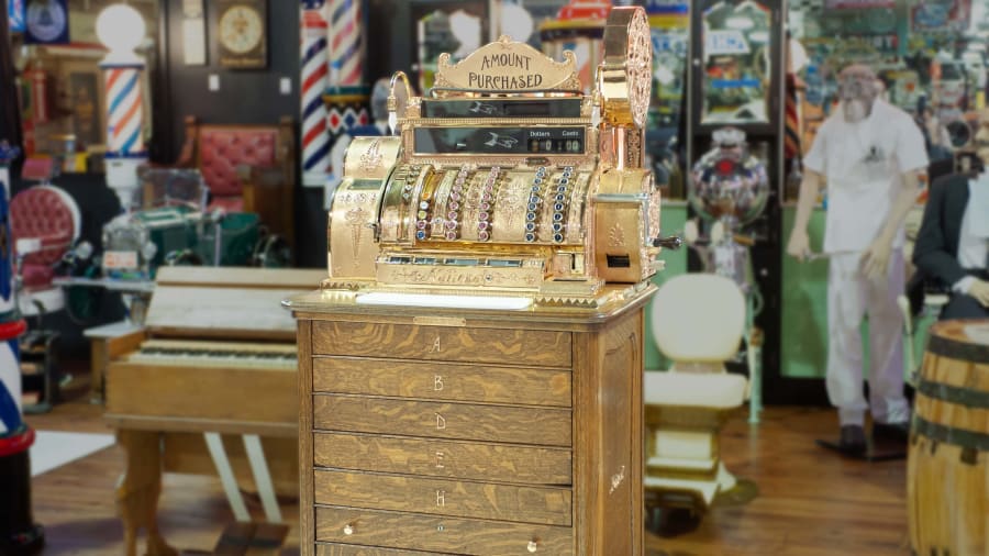 National Deluxe Cash Register at The Eddie Vannoy Collection 2020 as ...