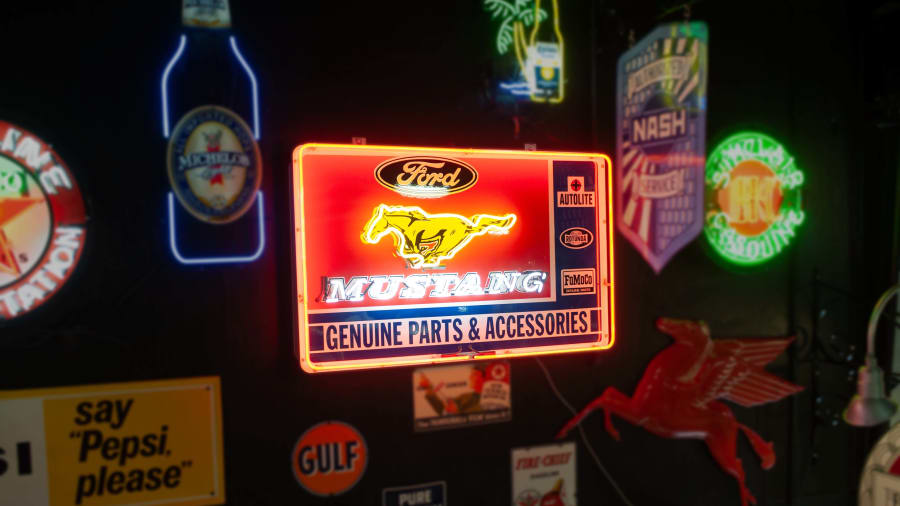 Ford Mustang Parts Neon Sign 40x31x9 at The Eddie Vannoy Collection ...