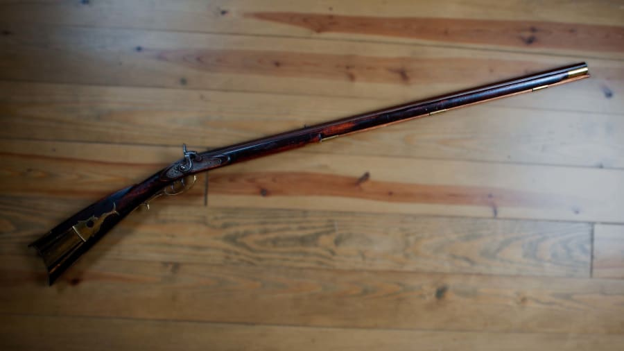 Antique Kentucky Flintlock Model Musket at The Eddie Vannoy Collection ...