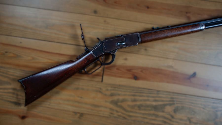 Antique Winchester Model 1873 Rifle at The Eddie Vannoy Collection 2020 ...