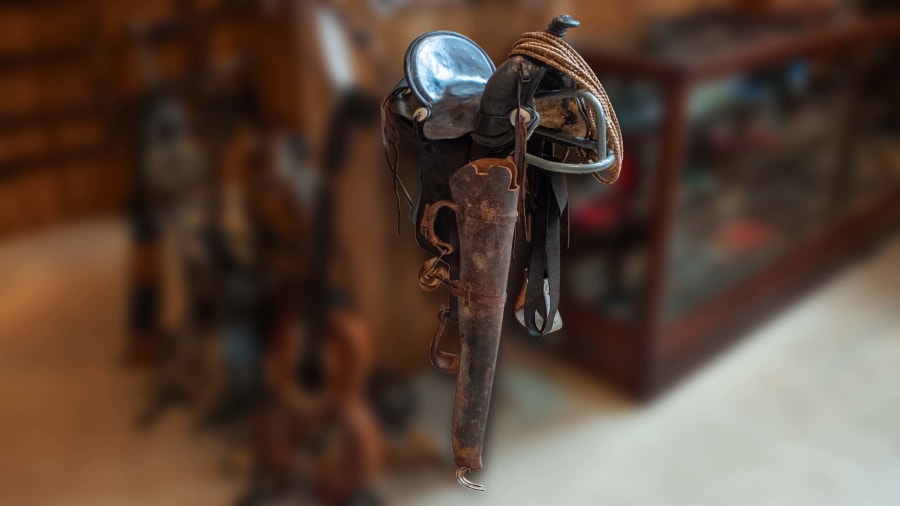 Saddle With Lasso Gun Holster - Lot Of 3 at The Eddie Vannoy Collection ...