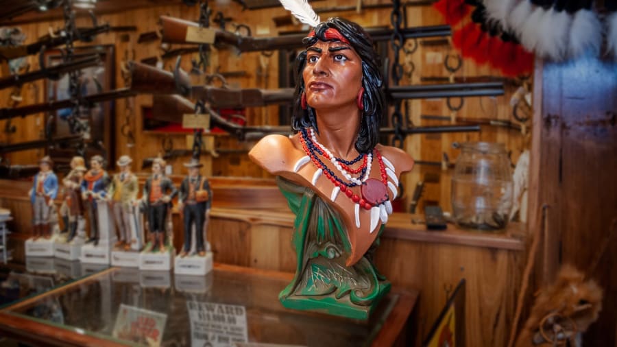 Ceramic Indian Statue at The Eddie Vannoy Collection 2020 as G177 ...