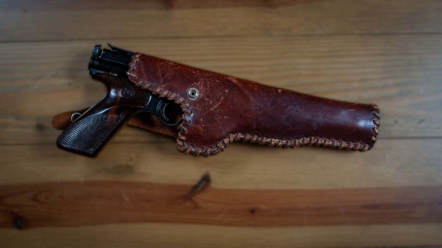 Crossman Pump Pistol BB Gun at The Eddie Vannoy Collection 2020 as G193 ...