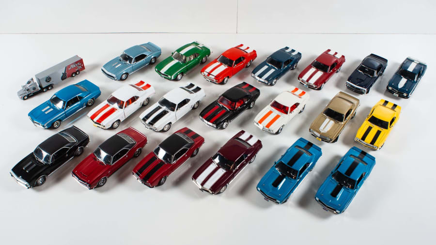 Camaro Scale Model Die-Cast Cars - Lot 21 at The Eddie Vannoy ...