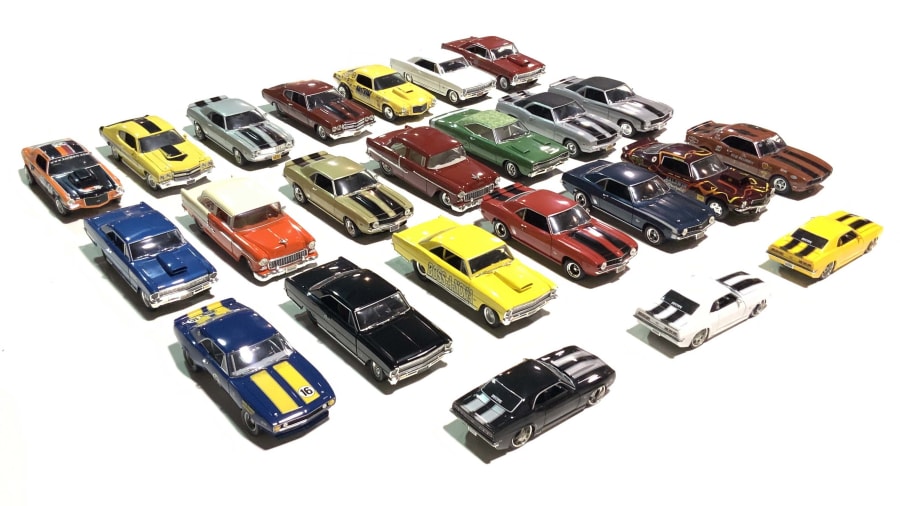 Scale Model Die-Cast Muscle Cars - Lot Of 24 at The Eddie Vannoy ...