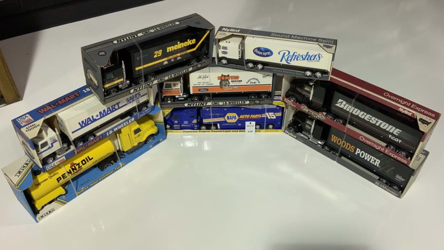 Nylint And Ertl Scale Model Die-Cast Semi Trucks - Lot Of 8 for Sale at ...