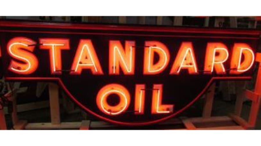 Standard Oil Neon Sign SSPN 84x42 at Harrisburg 2015 as J70 - Mecum ...