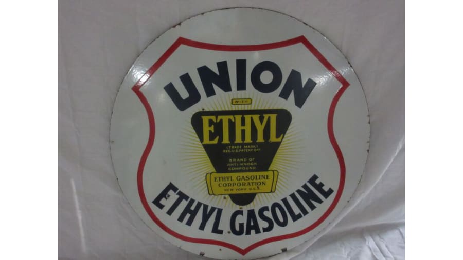 Union Ethyl Gasoline Sign DSP 30x30 at Harrisburg 2015 as K42 - Mecum ...