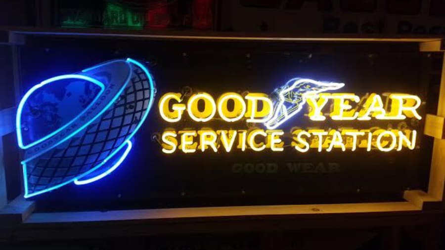 Goodyear Service Station Neon Sign SSPN 60x32 at Harrisburg 2015 as K94 ...