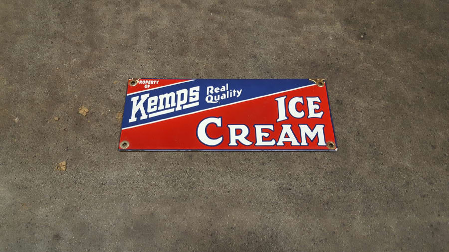 Kemps Ice Cream Sign SSP 10x4 at Harrisburg 2016 as H88 - Mecum Auctions