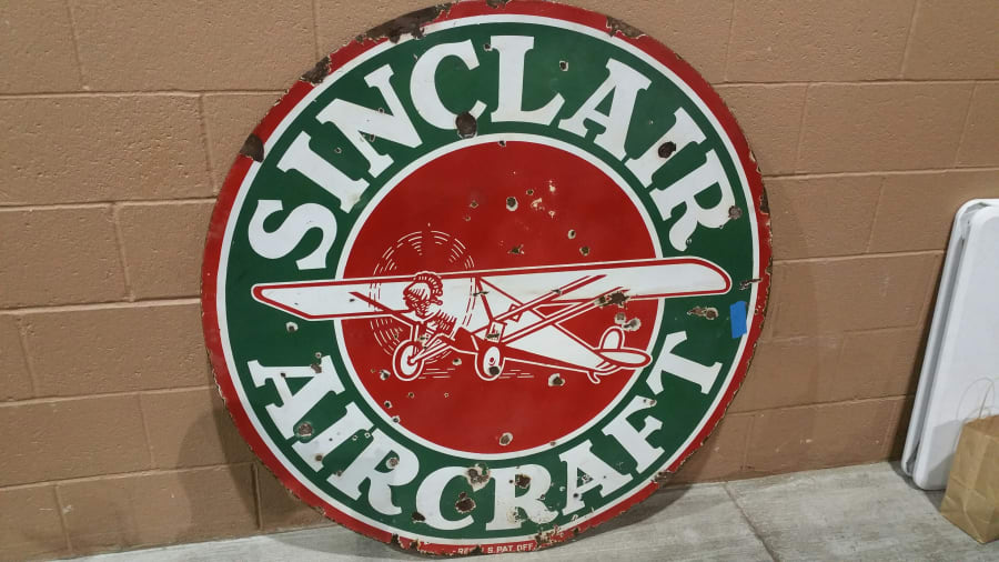 Sinclair Aircraft Sign DSP 48 Inches for sale at Harrisburg 2016 as K95 ...