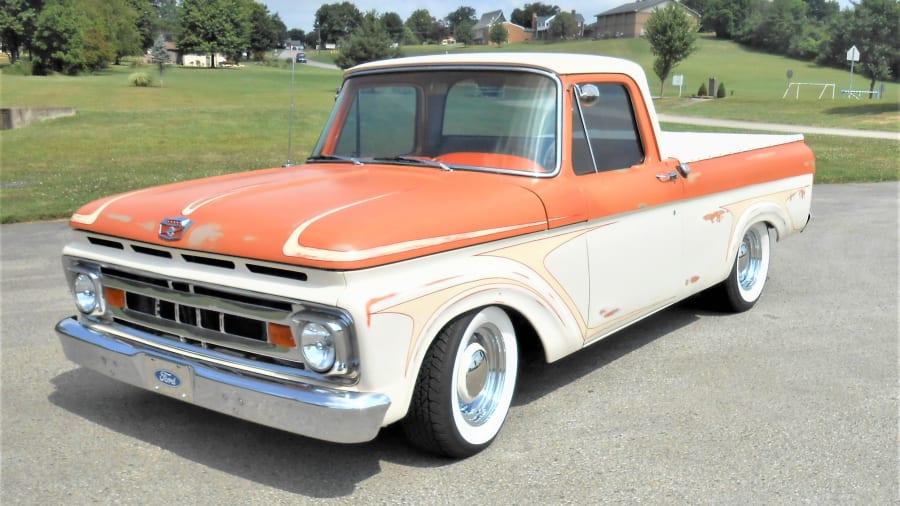 1961 Ford F100 Custom Pickup at Harrisburg 2022 as T170 - Mecum Auctions