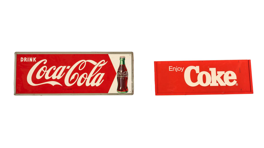 Coca-Cola Single-Sided Tin Sign for Sale at Auction - Mecum Auctions
