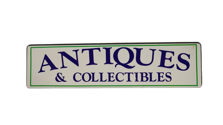 Antiques And Collectibles Sign