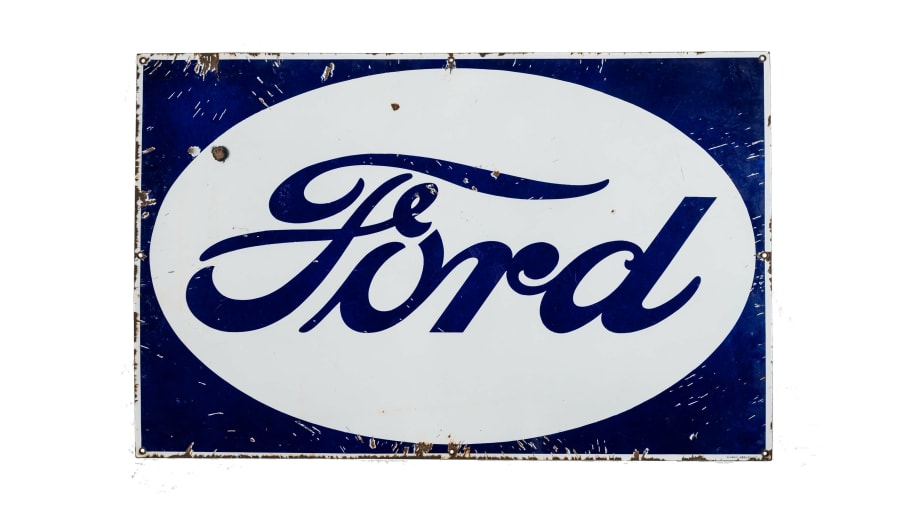 Ford Single-Sided Porcelain Sign for Sale at Auction - Mecum Auctions
