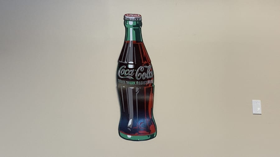 Coca-Cola Single-Sided Tin Sign at Punta Gorda 2021 as P137 - Mecum ...