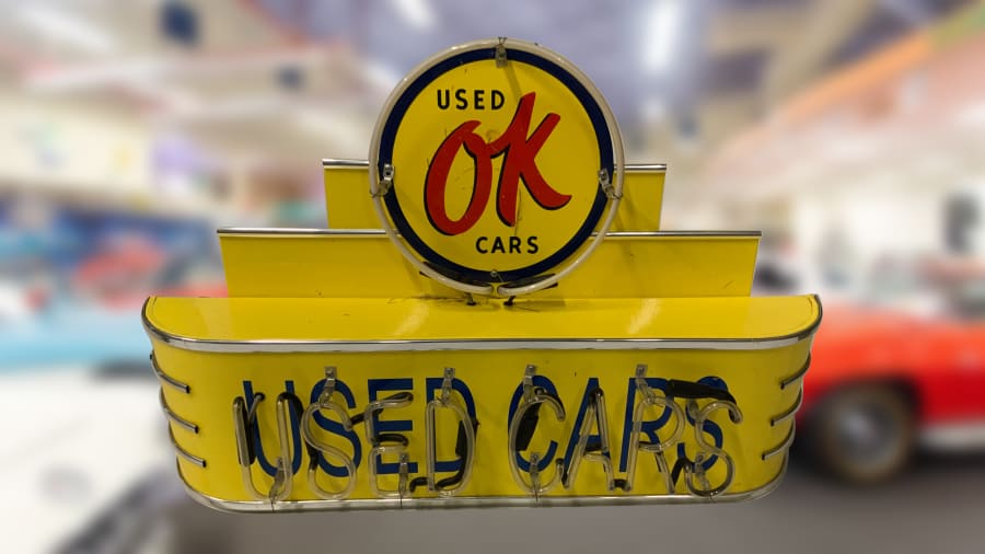 OK Used Cars Neon Sign at Punta Gorda 2021 as P139 - Mecum Auctions
