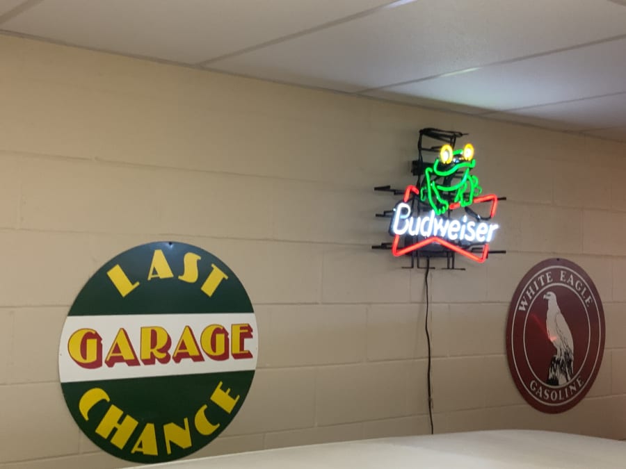 White Eagle, Budweiser, And Last Chance Signs for Sale at Auction ...