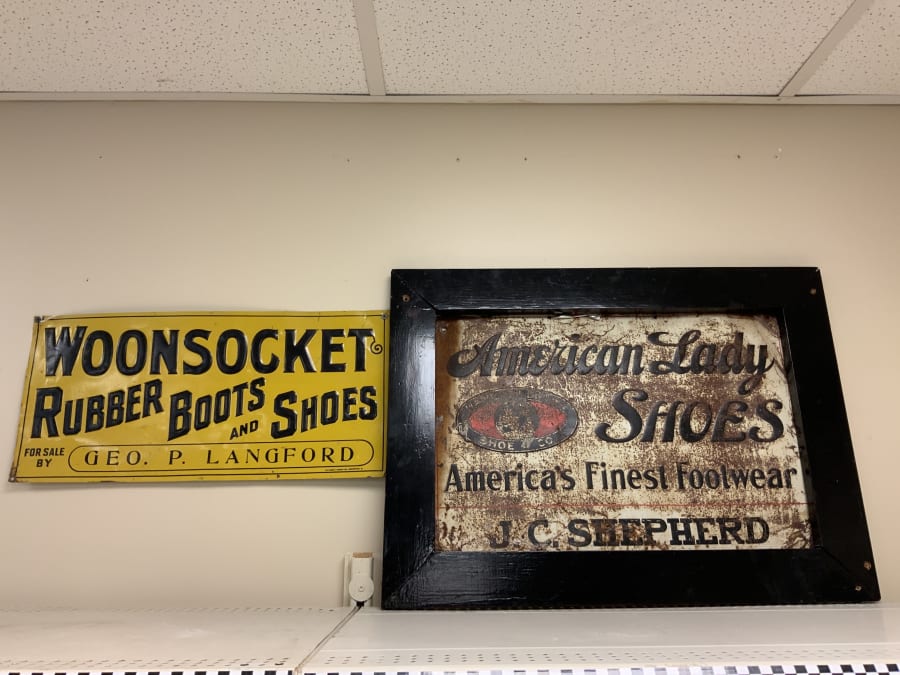 Woonsocket And Lady Shoes Single-Sided Tin Signs at Punta Gorda 2021 as ...