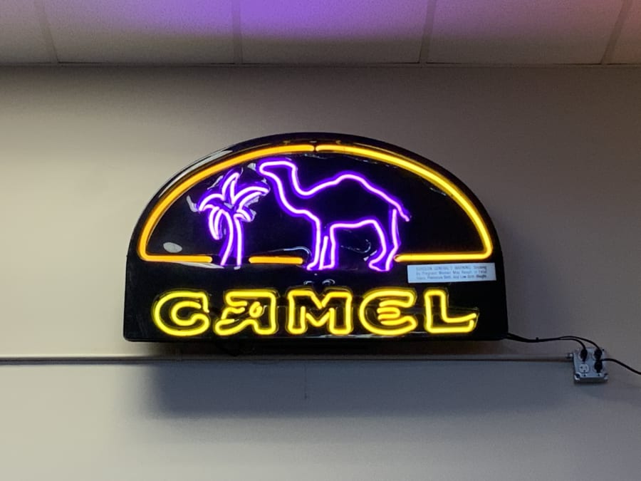 Camel Cigarettes Neon Sign at Punta Gorda 2021 asH211 - Mecum Auctions