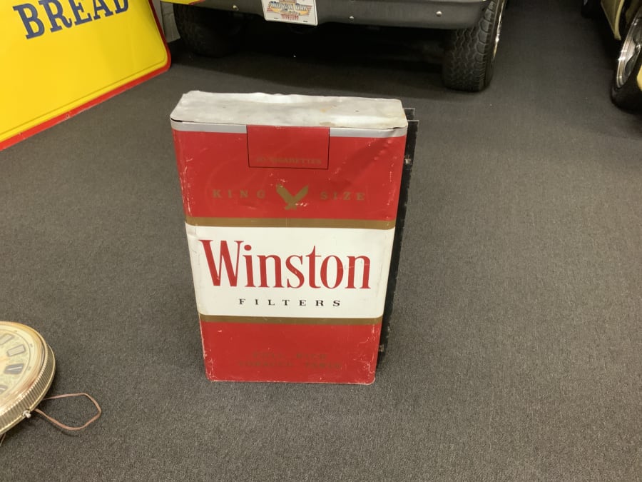Winston Double-Sided Tin Sign at Punta Gorda 2021 as H254 - Mecum Auctions