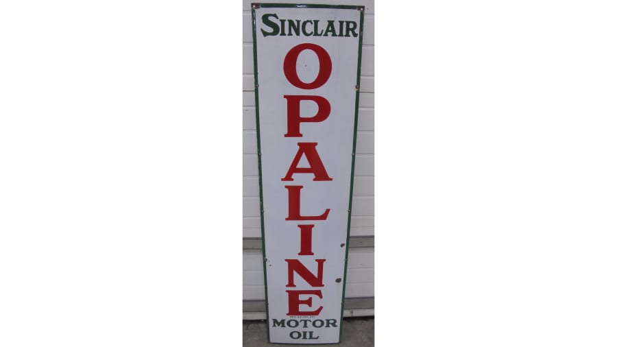 Sinclair Opaline Sign SSP at The Road Art Auction 2015 as F79 - Mecum ...