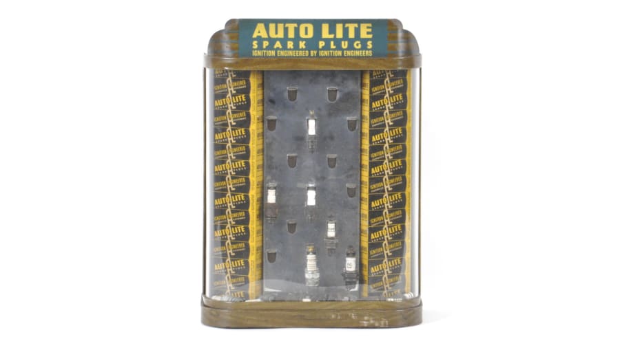 Auto Lite Spark Plug Display Cabinet 13.5x18.5x8 at The Road Art ...