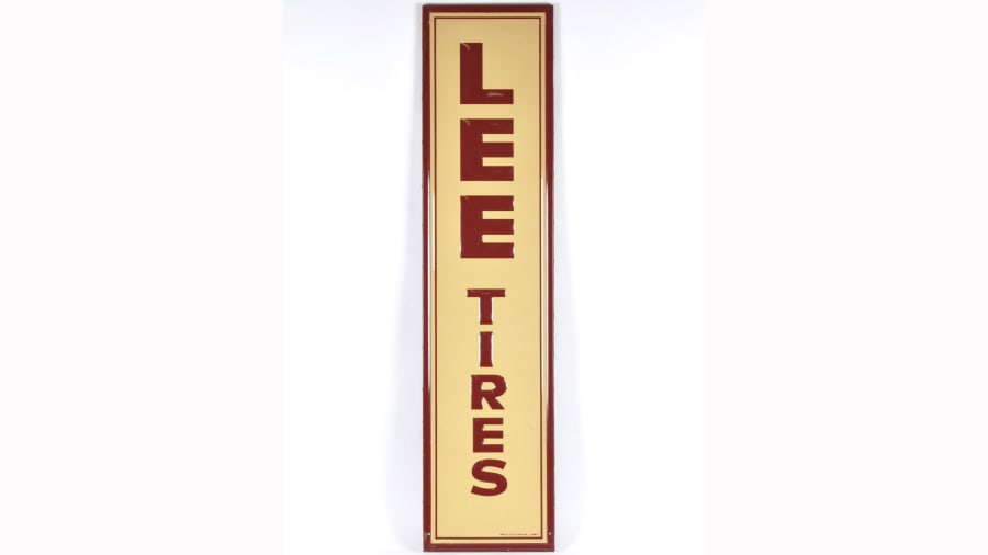 Lee Tires Vertical Sign SSTE 117.5x72.5 at The Road Art Auction 2015 as ...