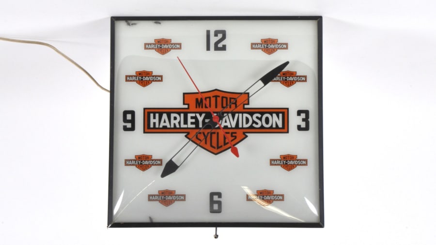 Harley-Davidson Pam Clock 15.5x15.5 at The Road Art Auction 2015 as ...