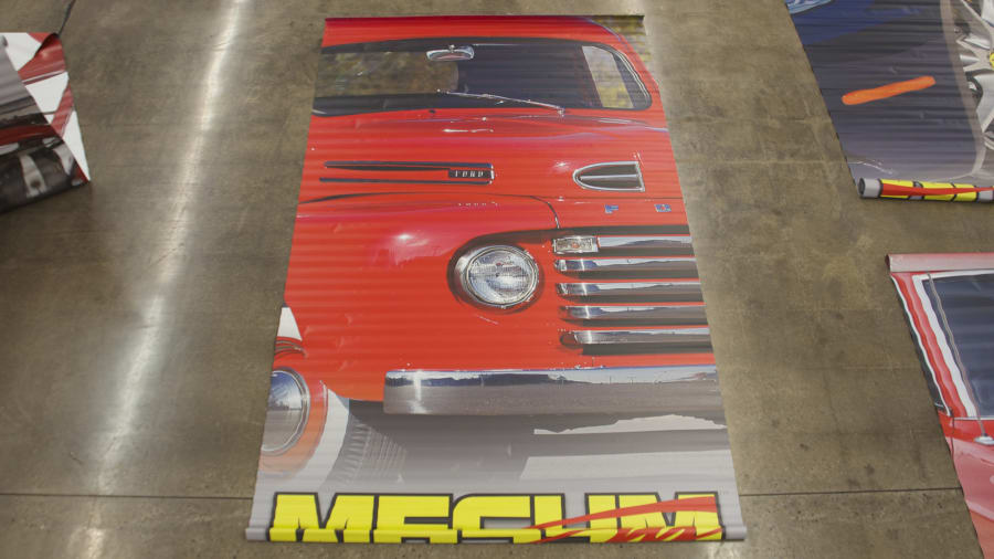 Mecum Banner 72x144 at The Road Art Auction 2015 as S9 - Mecum Auctions