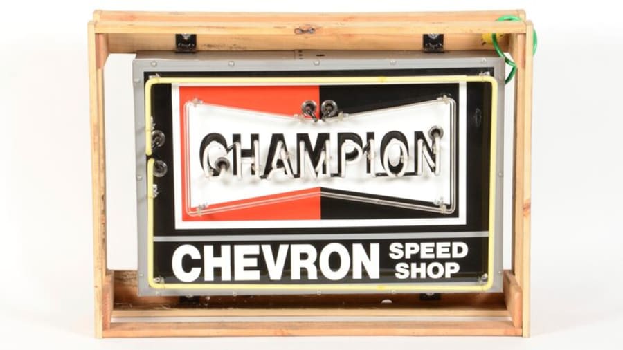 Champion Chevron Speed Shop Neon Sign SSTN 35x24x9 for Sale at Auction ...
