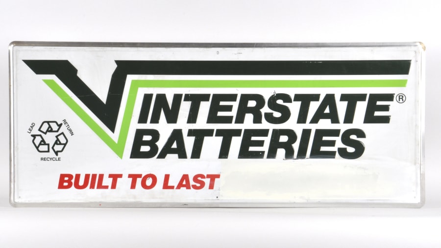 Interstate Batteries Sign SSTE 60x24 for Sale at Auction - Mecum Auctions
