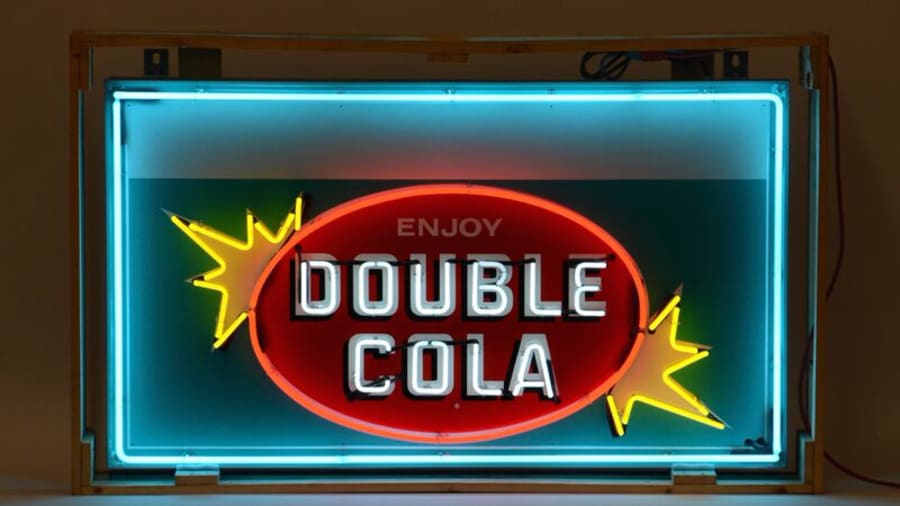 Double Cola Neon Sign SSTN 56x32 at The Road Art Auction 2015 as S344 ...
