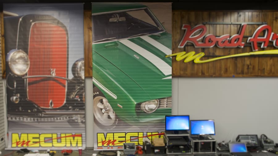 Mecum Banner at The Road Art Auction 2015 as U5 - Mecum Auctions