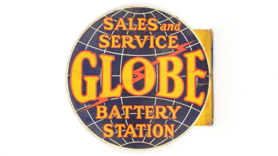 Globe Battery Sales And Service Sign DSPF for Sale at Auction - Mecum ...
