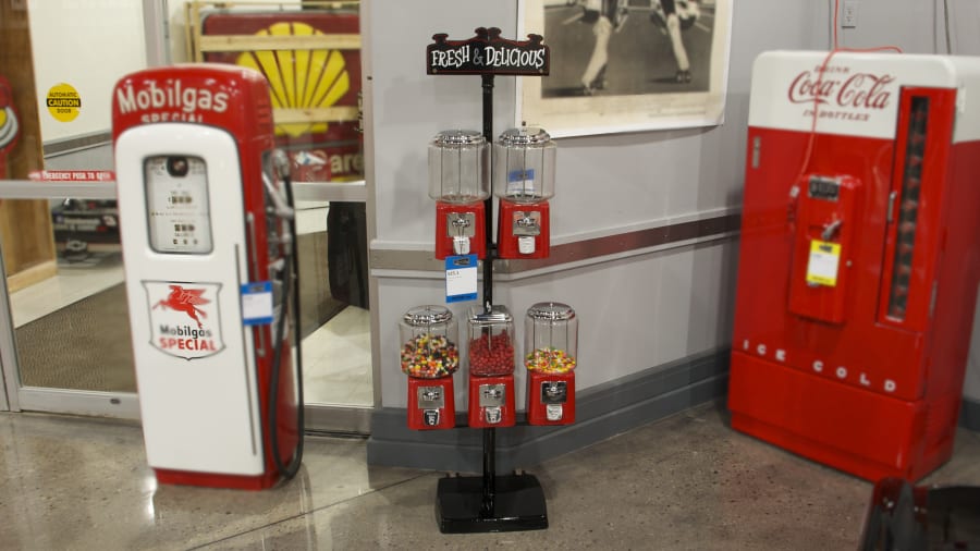 5 Unit Candy Machine 24x67x15 at The Road Art Auction 2015 as S25.1 ...